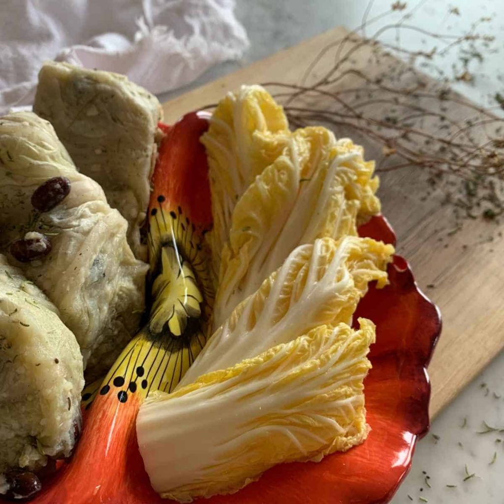 Pasuts Tolma - Lenten Tolma with Beans and Potatoes