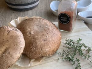 Smoked Portobello Mushrooms on the Grill
