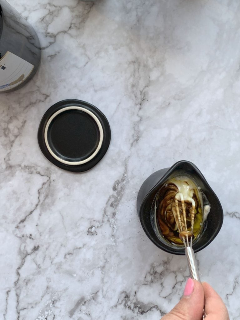 Remarkably Easy Sour Cream Dressing with Red Wine Vinegar