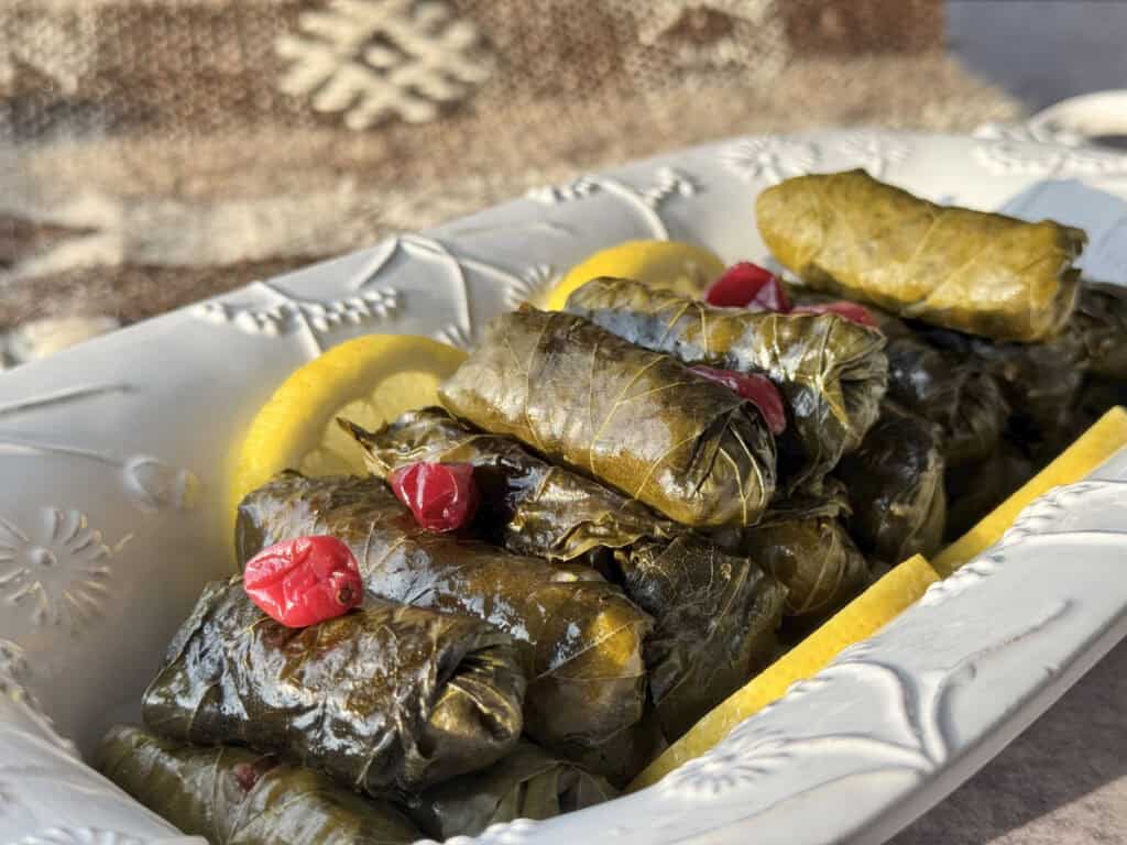 Armenian Tolma Recipe — Vegetarian Stuffed Grape Leaves with Rice and Herbs
