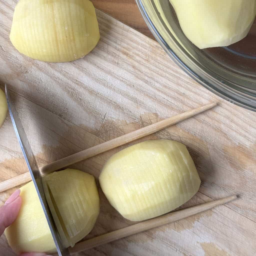 Hasselback Potatoes